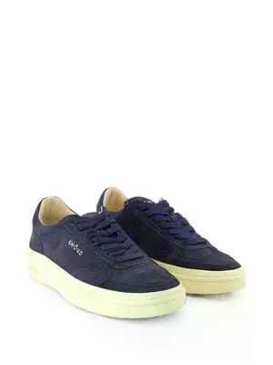 GHOUD VENICE Logo Embroidered Suede Sneakers - Blue