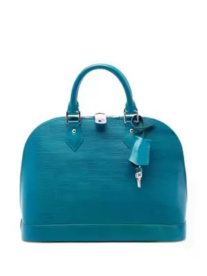 LOUIS VUITTON 2013 Epi Alma Pm Handbag - Blue