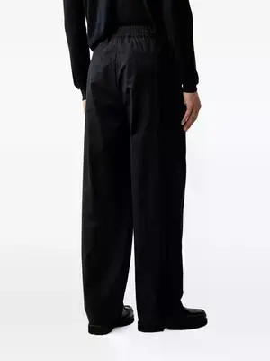 Emporio Armani Regular-fit Cotton-poplin Trousers