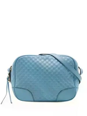 Gucci 2016-2026 Microguccissima Bree Crossbody Bag - Blue