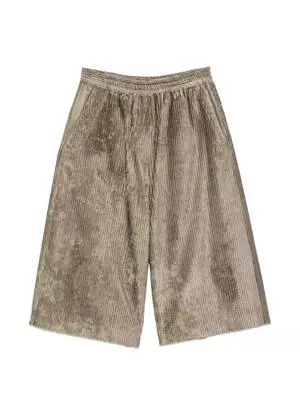 ALYSI Corduroy-effect Knee-length Shorts