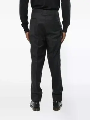 Corneliani Checked Flat-front Trousers