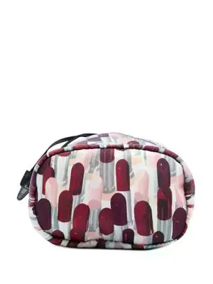 Prada 2013-2026 Tessuto Lipstick Print Drawstring Pouch