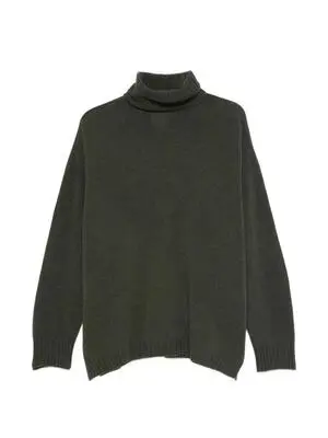 ALYSI Turtleneck Sweater - Green