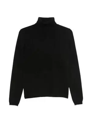 ALLUDE Long-sleeves Sweater - Black