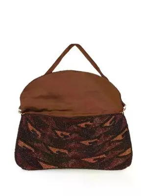 Vintage Beaded Pattern Shoulder Bag