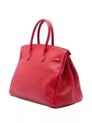 Hermès Togo Birkin 35 Handbag - Red