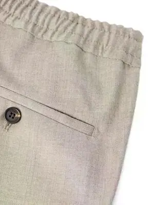 SLOWEAR Pleated Drawstring-waist Trousers