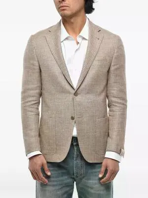 Corneliani Gate Check Blazer - Neutrals