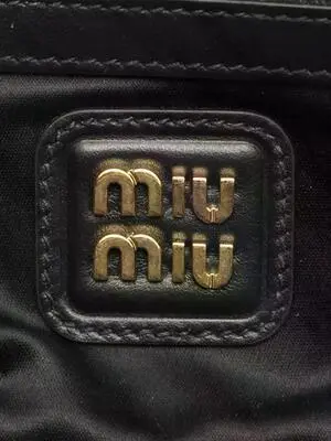 Miu Miu 2010-2026 Leather Arcadie Satchel - Black