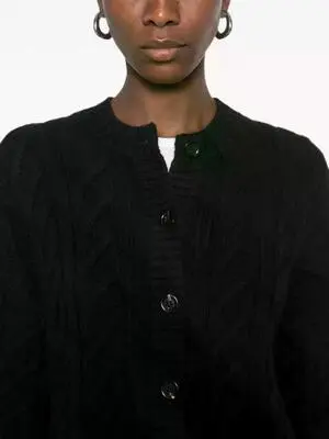 Eric Bompard Cable-knit Cashmere Cardigan