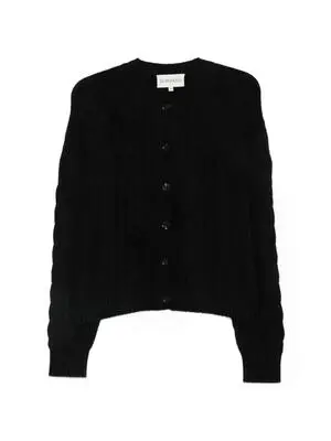 Eric Bompard Cable-knit Cashmere Cardigan - Black