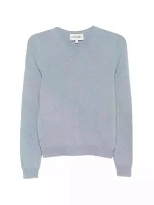 Eric Bompard Crew Neck Cashmere Sweater - Blue