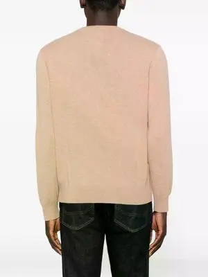 Canali Crew-neck Ribbed-trim Sweater