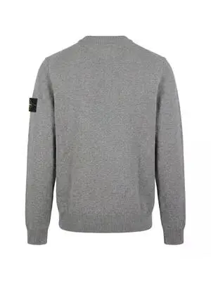 Stone Island Logo-patch Wool Sweater