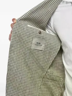 Corneliani Houndstooth Single-breasted Blazer
