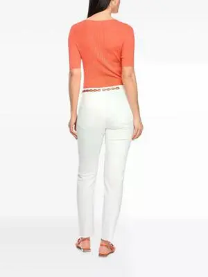 MARCCAIN Faro Chain Detail Frayed Hem Jeans