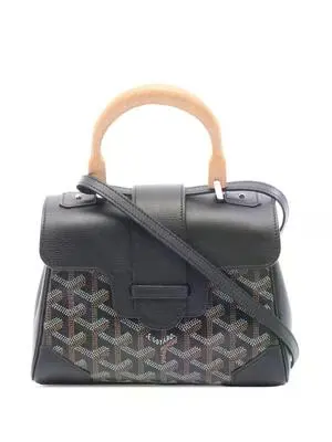Goyard 2020-2026 Mini Goyardine Saigon Souple Satchel - Black