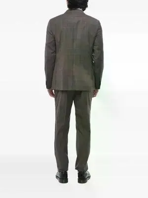 Corneliani Checked Single-breasted Suit