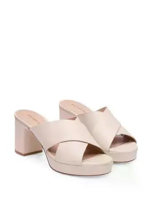 STUART WEITZMAN Dayna Crossover-straps Platform Sandals