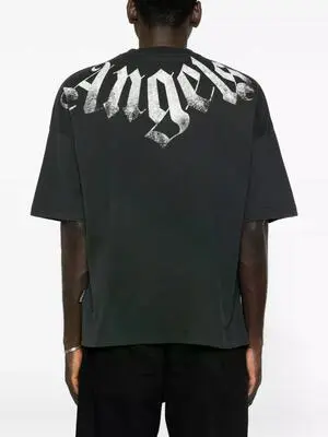 Palm Angels Big Neck Logo Printed T-shirt