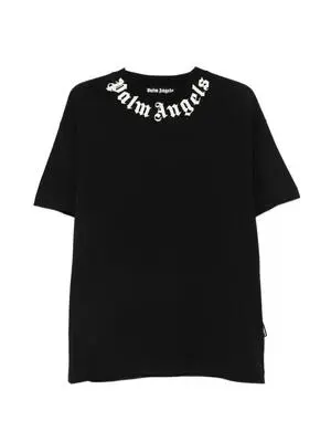 Palm Angels Logo-print T-shirt - Black