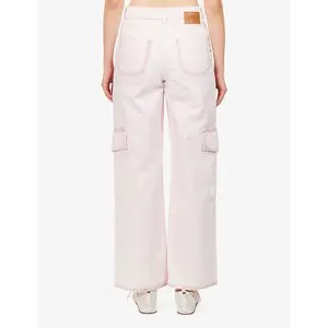 GANNI Multi-pocket Straight-leg Denim Jeans
