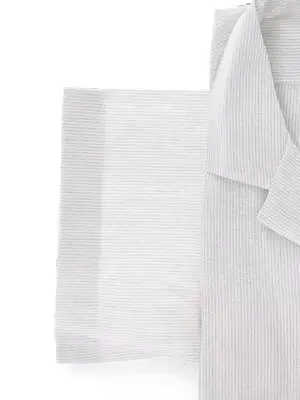 Corneliani Striped Camp-collar Shirt