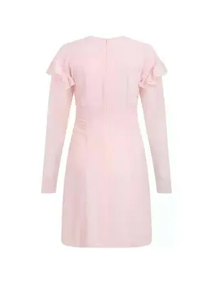 Philosophy Di Lorenzo Serafini Ruffled Ruched Waist Mini Dress - Pink