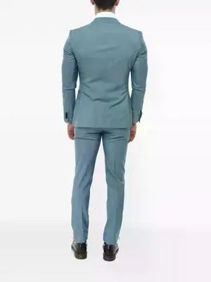 Corneliani Contrast-trim Single-breasted Suit