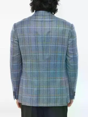 Corneliani Checked Single-breasted Blazer