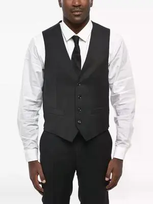 Corneliani Button-fastening Wool Waistcoat