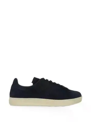 TOM FORD Perforated-detail Lace-up Sneakers - Blue