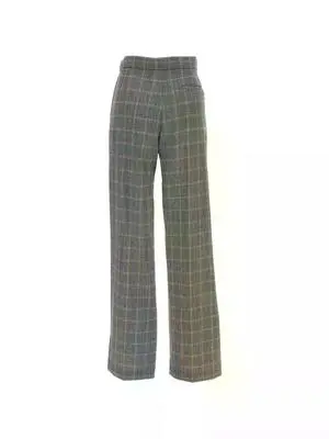 Stella McCartney Checked Wool Trousers