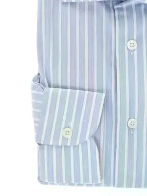 Corneliani Striped French-collar Shirt