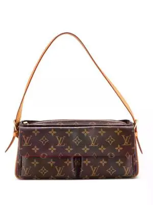 LOUIS VUITTON Monogram Canvas Shoulder Bag - Brown