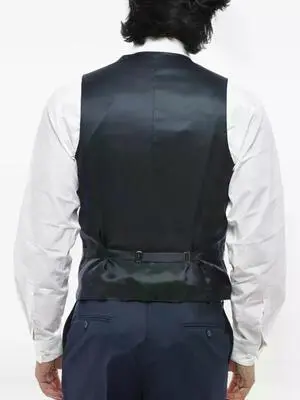 Corneliani V-neck Single-breasted Waistcoat