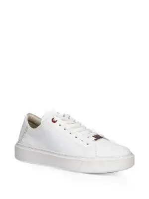 ALEXANDER SMITH London Pebbled-leather Sneakers