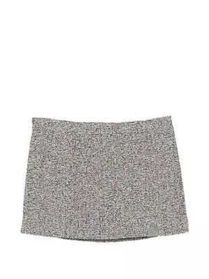 Michael Kors Tweed-effect Mini Skirt - Black