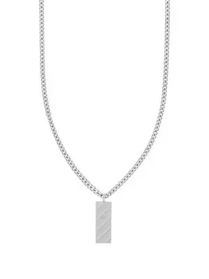 Off-White Curb-chain Pendant Necklace