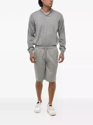 Corneliani Elasticated-drawstring Track Shorts