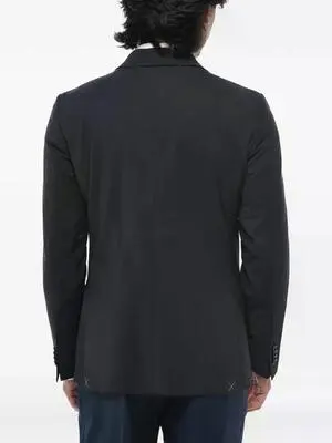 Corneliani Logo-patch Single-breasted Blazer