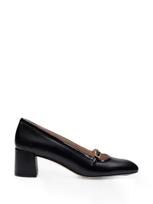 STUART WEITZMAN Georgie Buckle-strap Pumps - Black