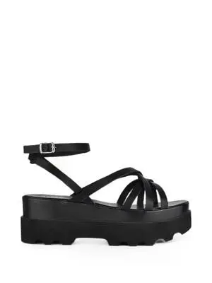 ALTERCORE Dolo Strappy Platform Sandals - Black
