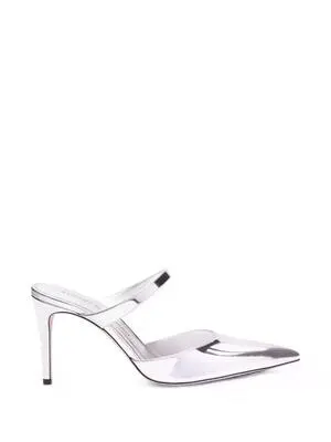STUART WEITZMAN Power Pointed-toe Mules - Grey