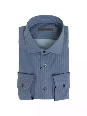 Corneliani Herringbone-patterned French-collar Shirt