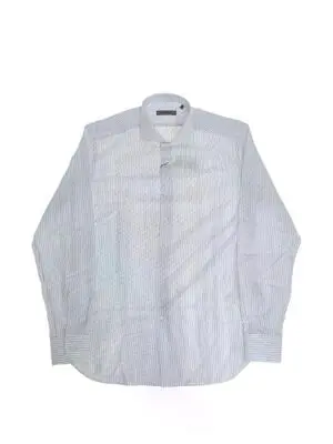Corneliani Striped French-collar Shirt - White