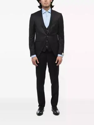 Corneliani Single-breasted Suit - Black