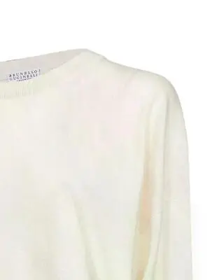 Brunello Cucinelli Monili-trimmed Cashmere Sweater