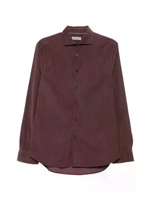 Canali Corduroy Long-sleeve Shirt